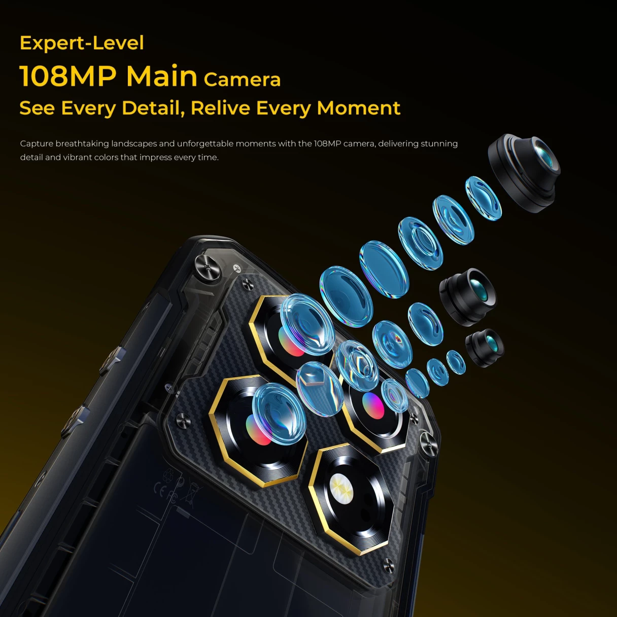 Oukitel WP60 5G 48GB 512GB 108MP Camera 7.2 inch 120Hz 10000mAh 33W ...